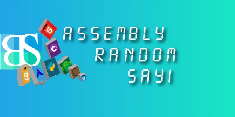 Assembly Random Sayı Üretmek-Yazılım - Bedirhan Sağlam